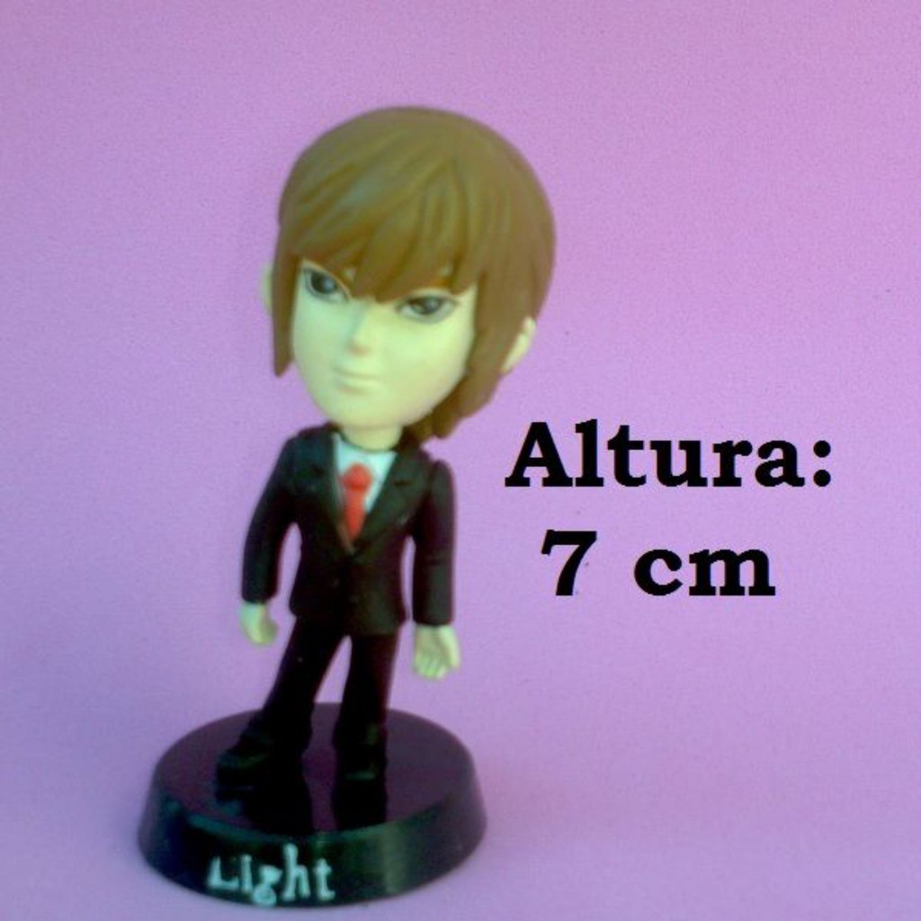 Figure Anime Death Note - Personagem Light PVC Raito Kira FG522 Boneco ...