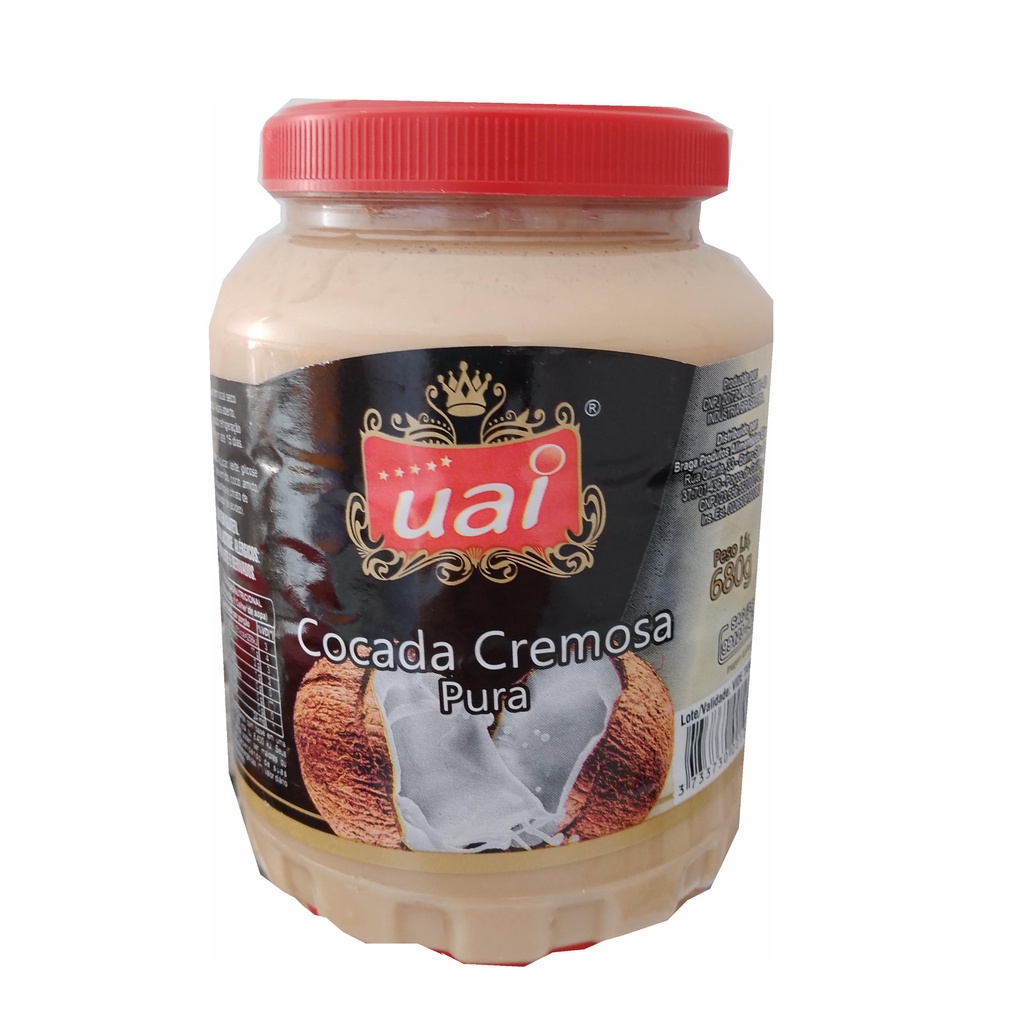 cocada cremosa artesanal de pote doce caseiro mineiro 680g | Shopee Brasil
