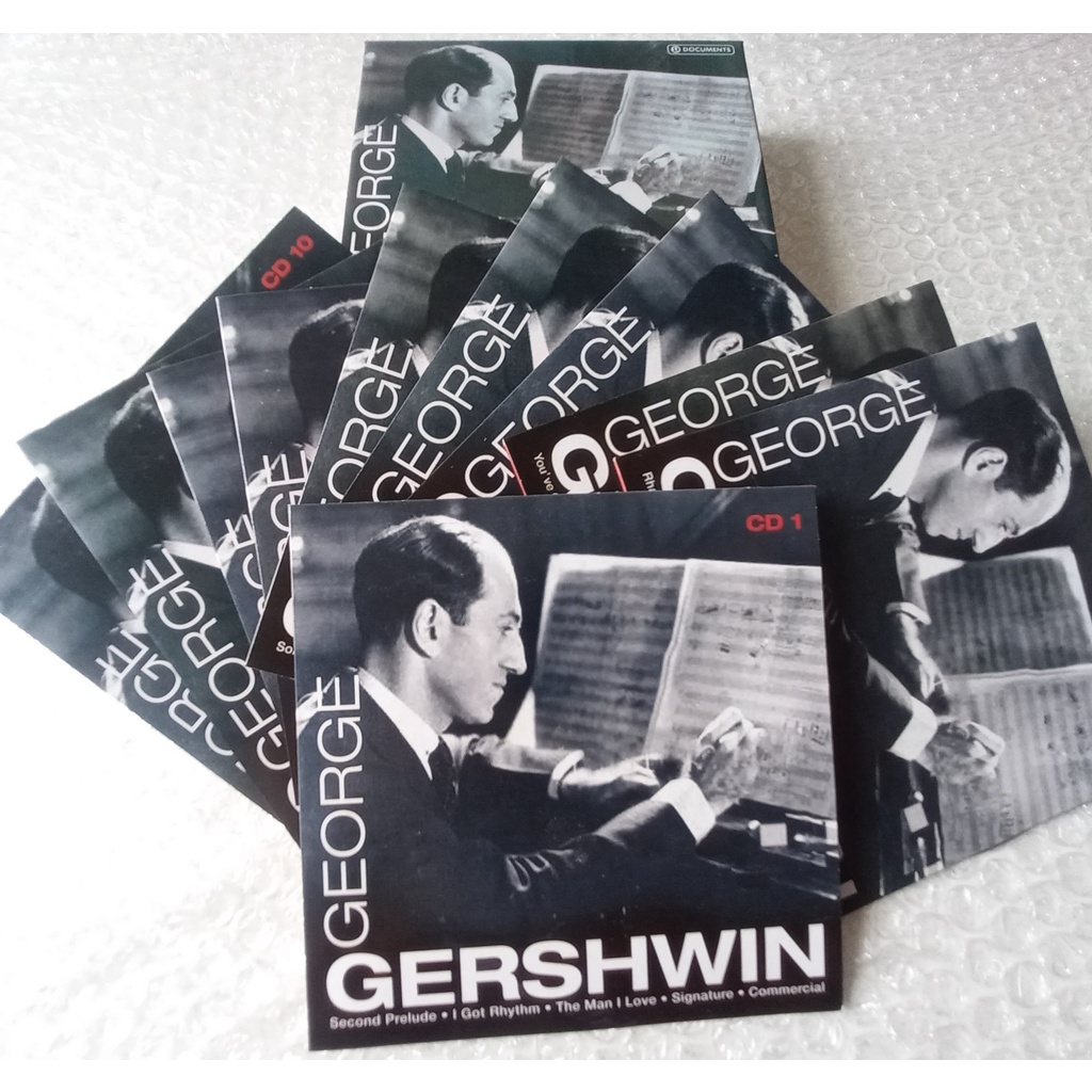 Box CD George Gershwin, George Gershwin 10 CD - SET (Box com 10 CDs ...