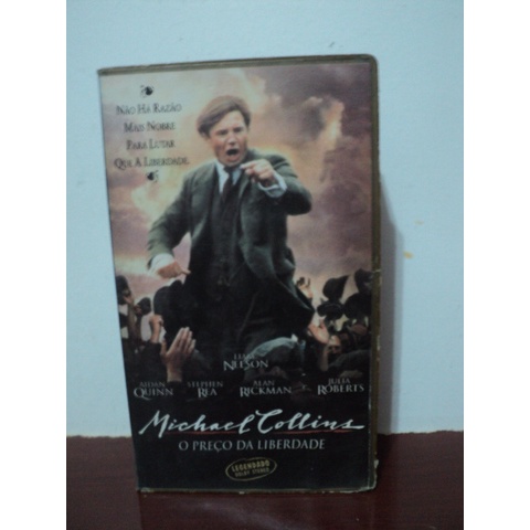 Vhs Michael Collins - O Preço Da Liberdade - Liam Neeson | Shopee Brasil