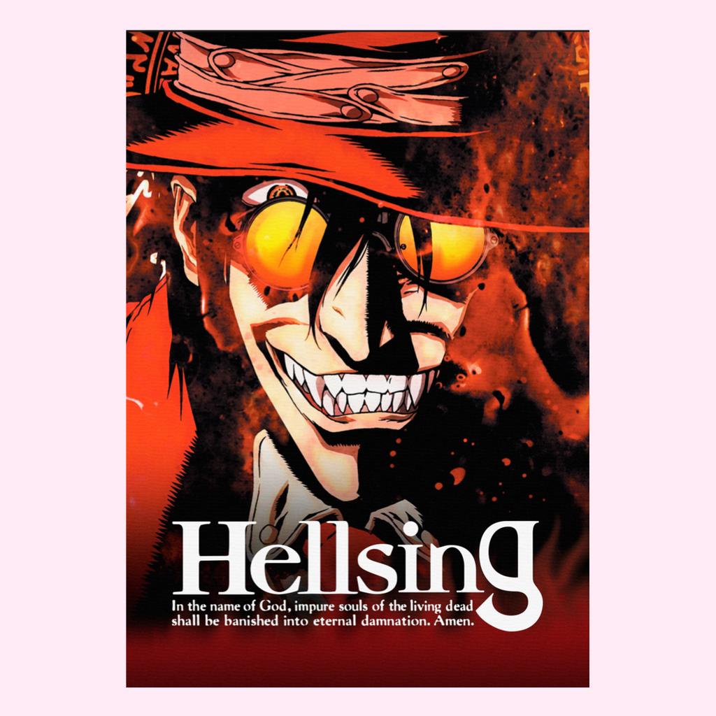 Poster A4 anime - Neon Genesis Evangelion, Hellsing, Death Note, Ghost ...