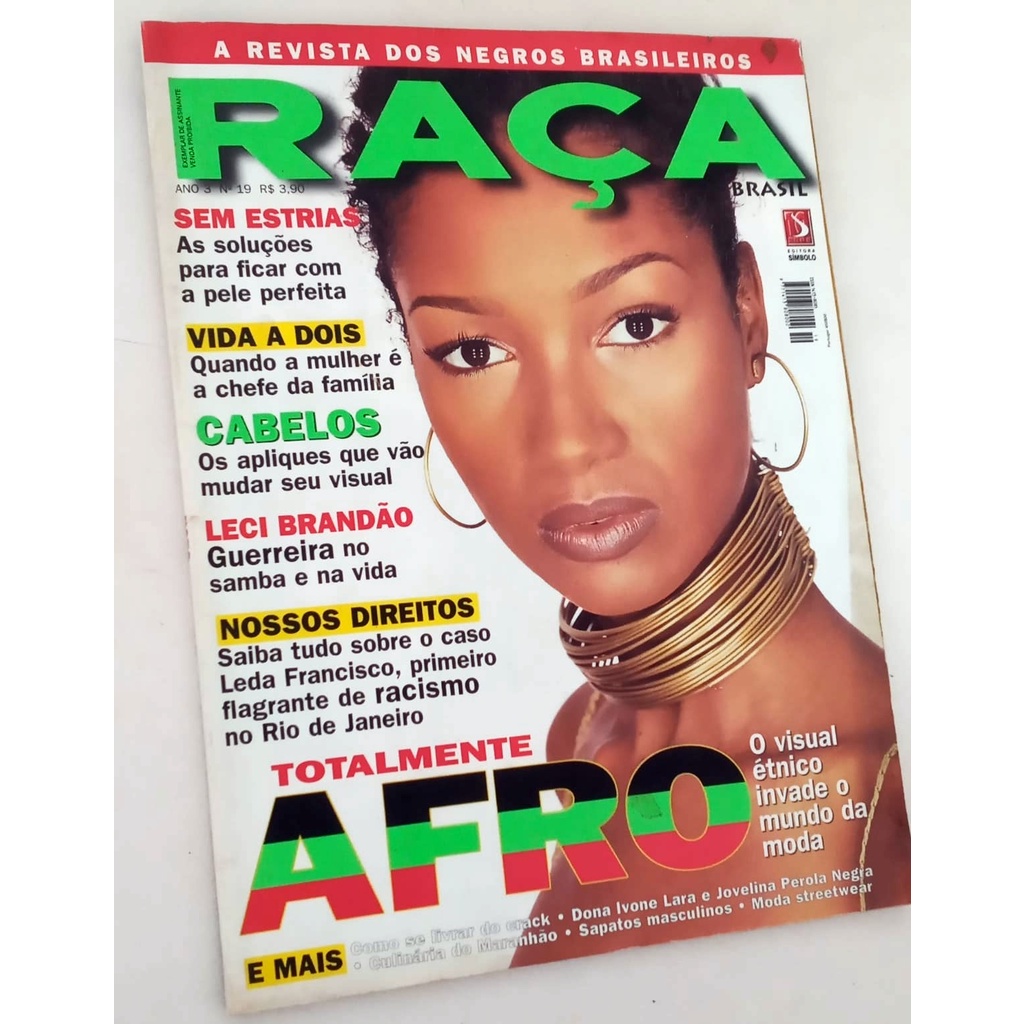 Revista Raça Brasil 19 Totalmente Afro | Shopee Brasil