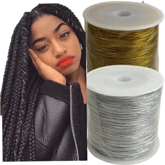 Fios Para Tranças Box brainds Dourado e Prata - Promoção 2 UNIDADE ...