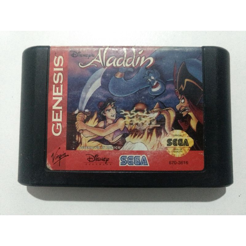 Aladdin Original Mega Drive - Sega Genesis | Shopee Brasil