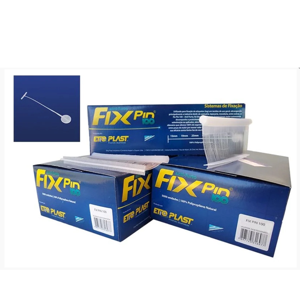 Fix Pin Antifurto Tag Plástico 25mm Etiqplast - C/5000 unidades ...