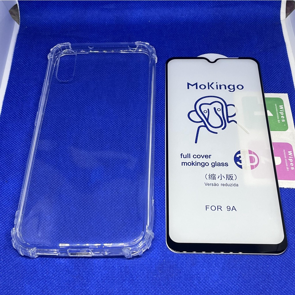 Kit 2 em 1 - Xiaomi Redmi 9A / 9i / 9A Sport / 9i Sport - Película de Vidro 3D Frontal ...