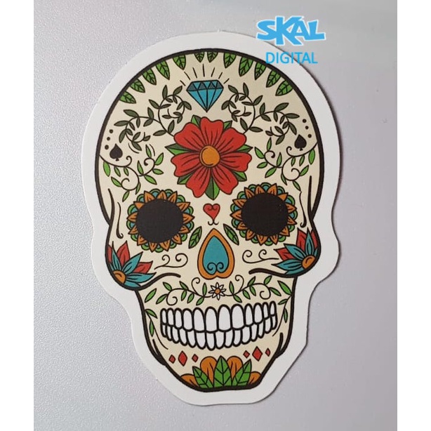 Caveiras Mexicanas - Adesivos de Vinil Importado - 15 unidades (MOD.9 ...