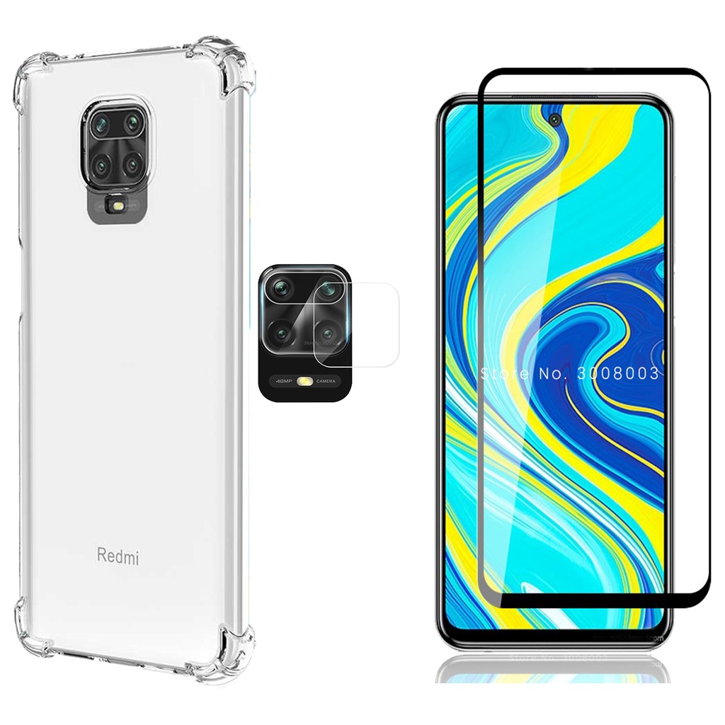 Capa Anti Impacto Xiaomi Redmi Note 9S + Pelicula 3D + Pelicula de Camera | Shopee Brasil