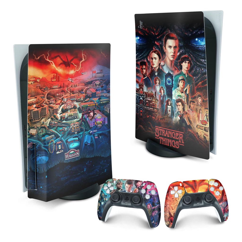 Skin PS5 Playstation 5 Adesivo - Stranger Things | Shopee Brasil