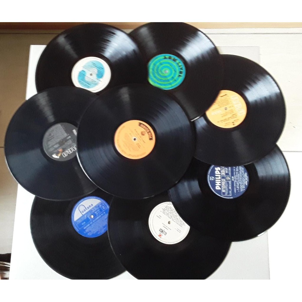 kit 10 Lps, Discos Vinil com Capa Para Decoração Ou Artesanato, 12 ...