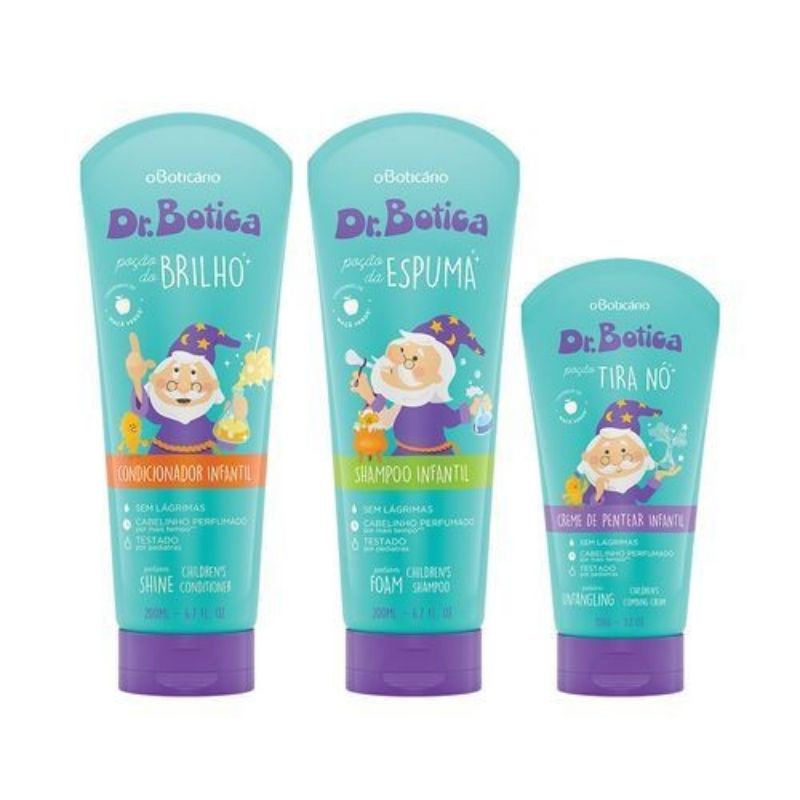 Creme de Pentear, Shampoo ou Condicionador Dr Botica 200 ml | Shopee Brasil