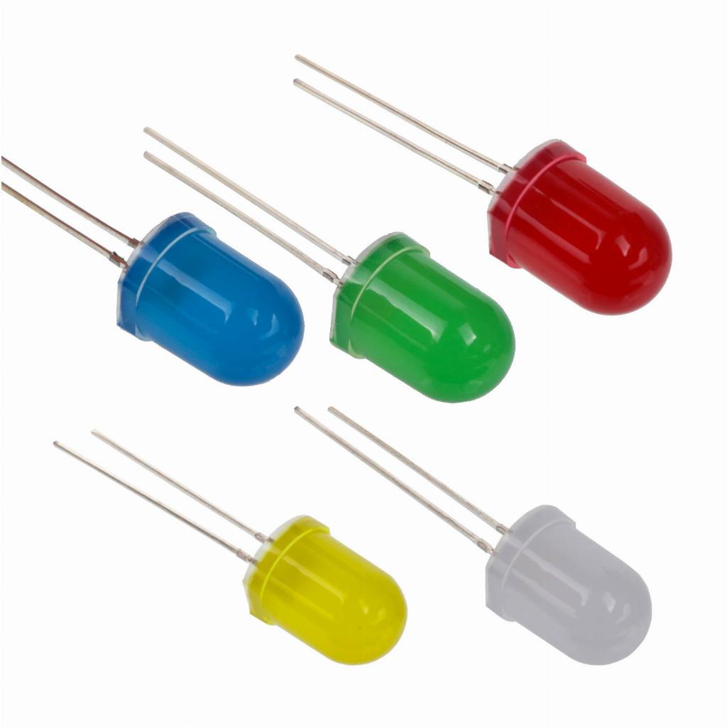 Kit 50 leds de 10mm com 5 cores variadas | Shopee Brasil