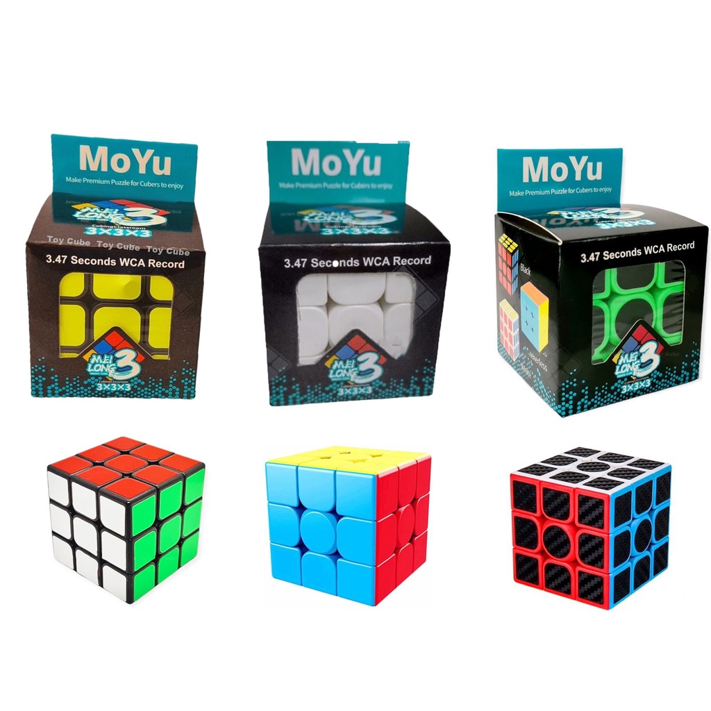 Cubo Mágico 3x3x3 Mf3 Moyu Profissional original 3 modelos (preco de 1 ...