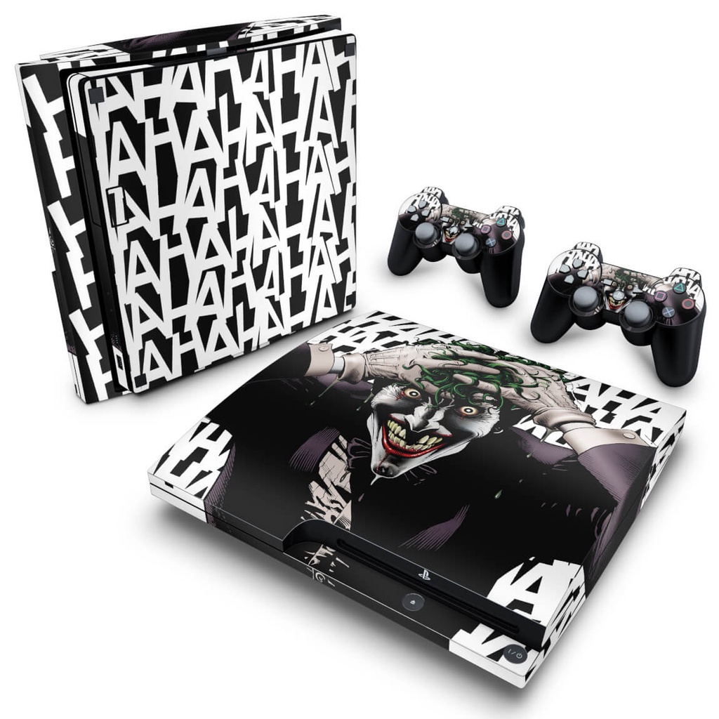 Skin PS3 Slim Adesivo - Joker Coringa | Shopee Brasil