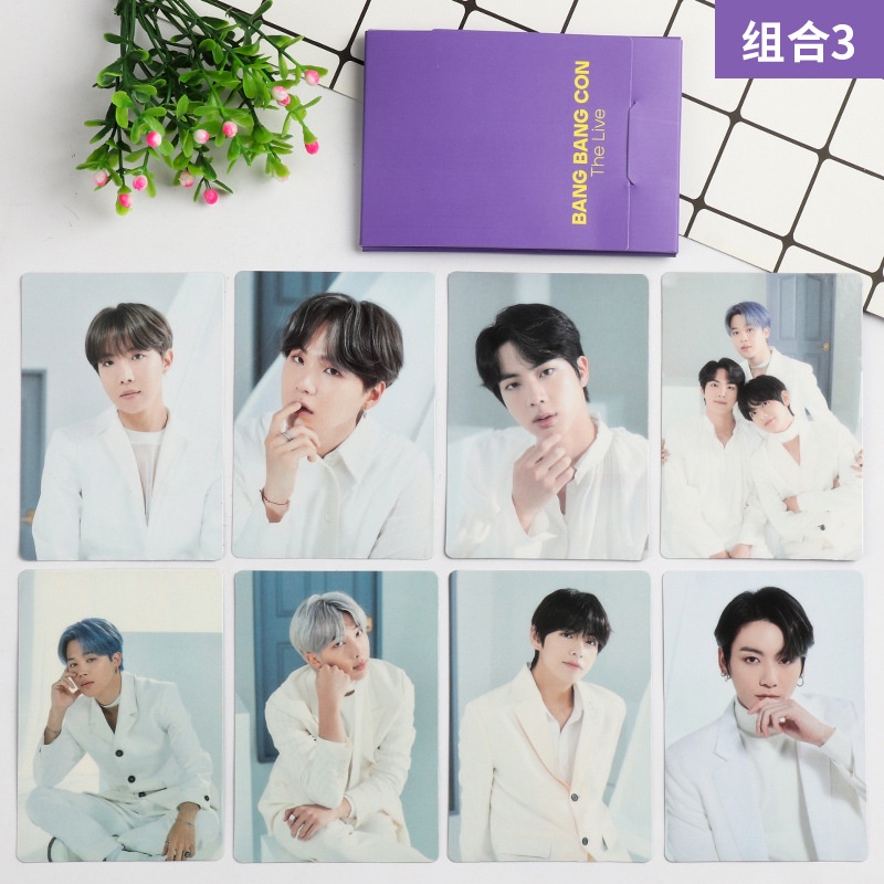Kpop Bangtan Boys BANG CON Photocard Para Presente Do Exército | Shopee Brasil