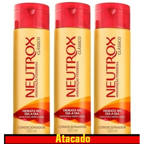 Neutrox 500ml Kit C/ 3un - Orignal | Shopee Brasil