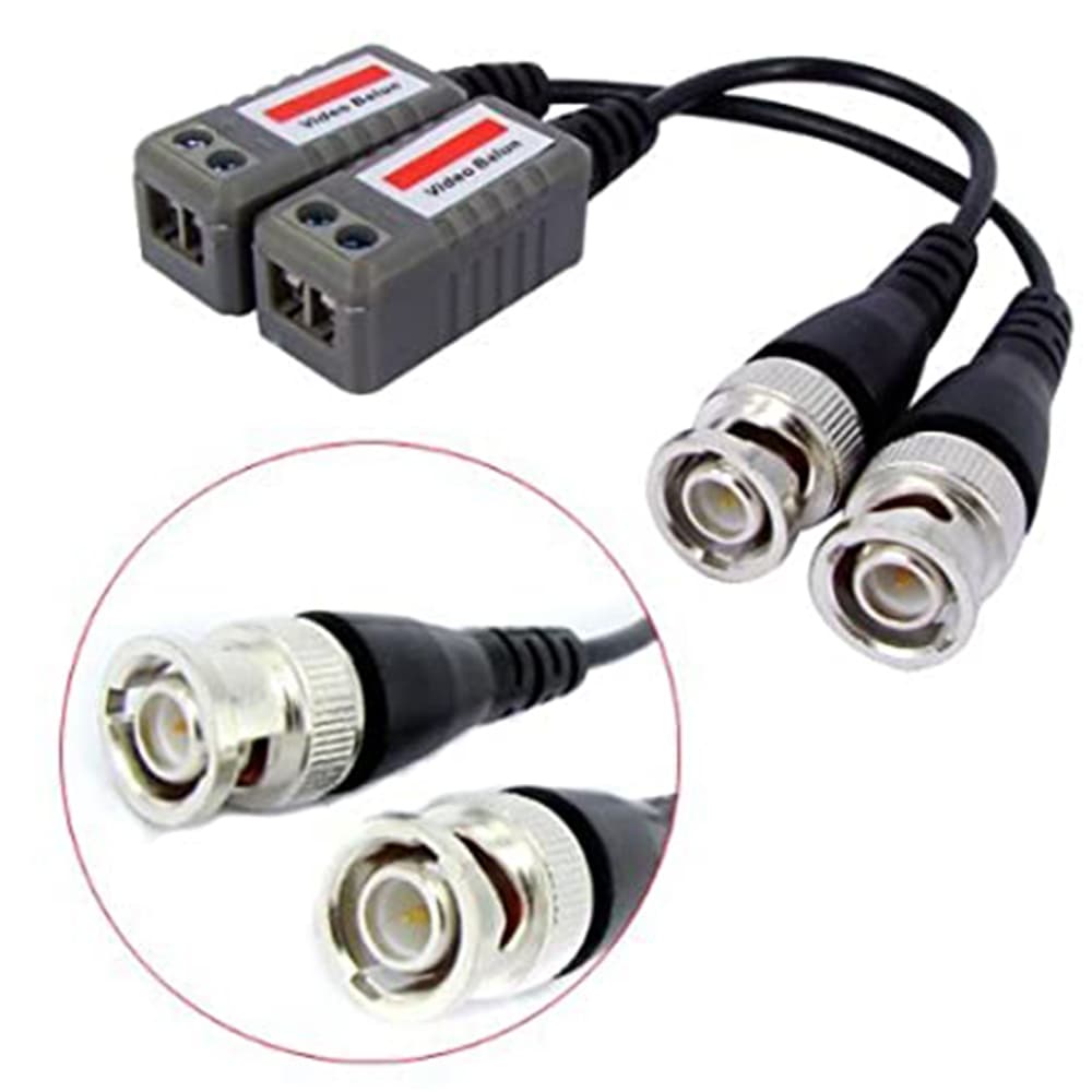 10 Pares Conector Balun Passivo Video HD (CVI/TVI/AHD) | Shopee Brasil