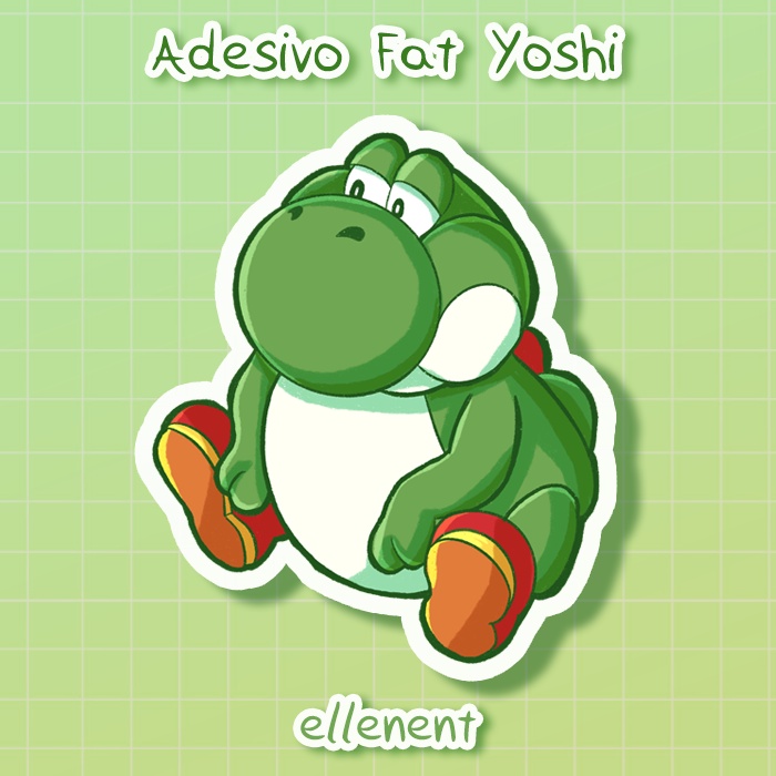 Adesivo Fat Yoshi | Shopee Brasil