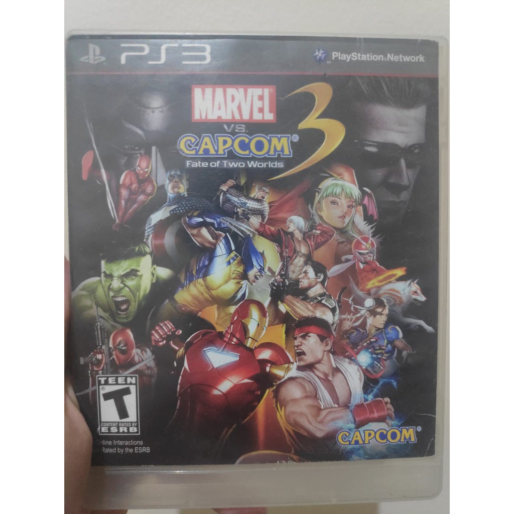 Jogo Marvel vs capcom 3 Fate of Two Worlds - Playstation 3 - PS3 - Play 3 mídia física original ...