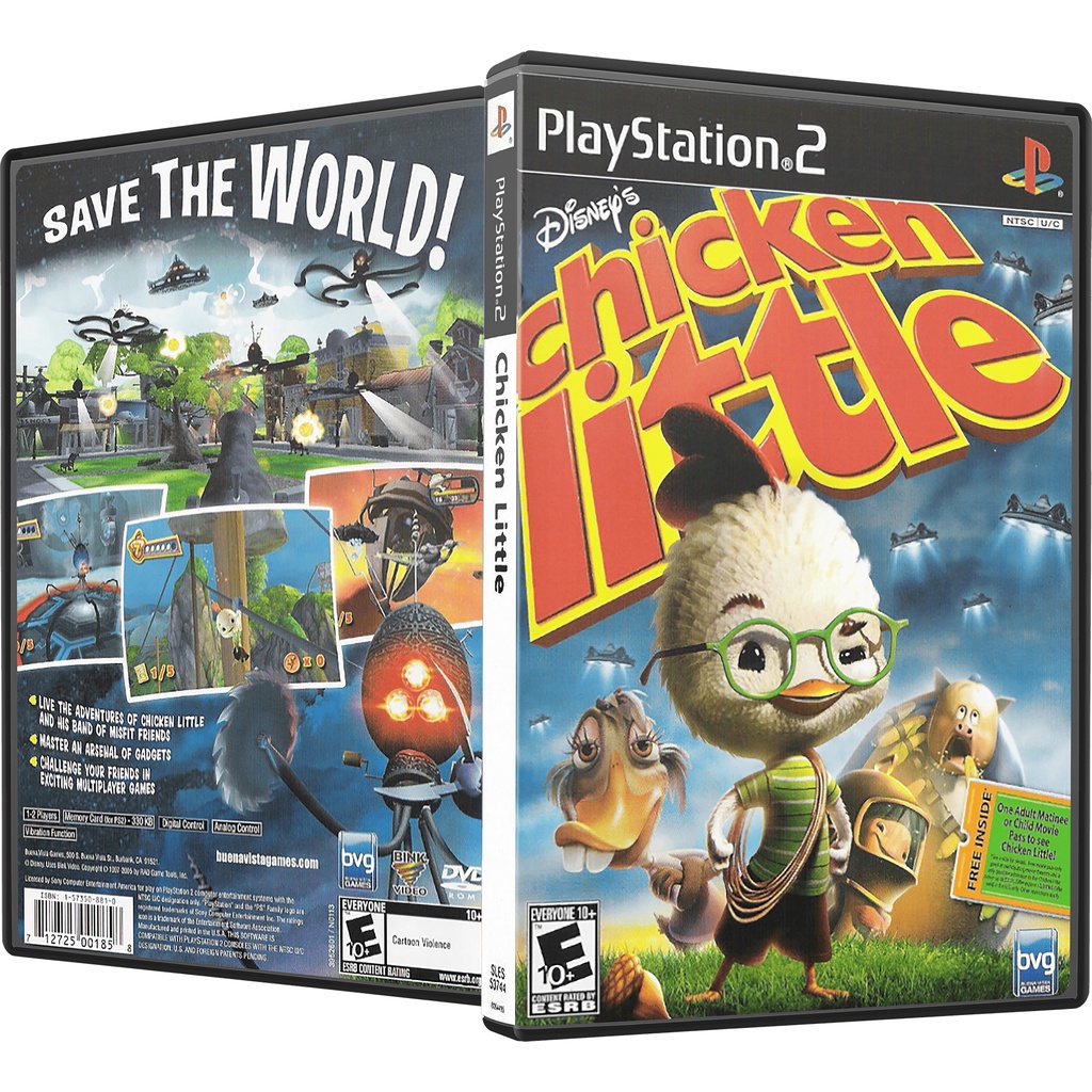 Disney's Chicken Little (USA) para ps2 | Shopee Brasil