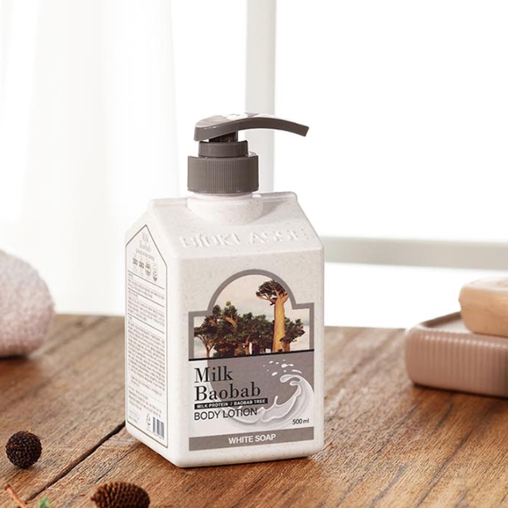 Loção Corporal Para Leite Babab perfume Branco Aroma 250ml/500ml/Feito ...