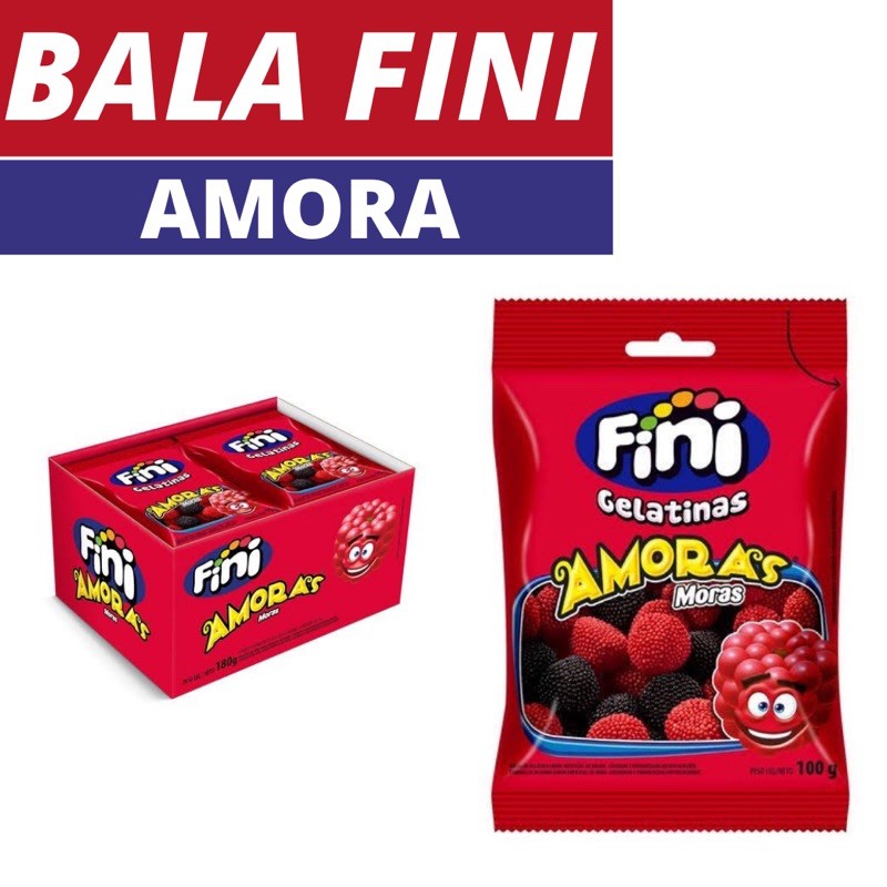 BALA FINI - AMORA 100g - UNIDADE | Shopee Brasil