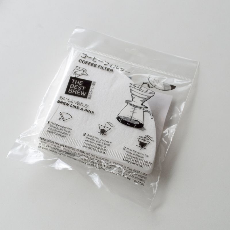 filtros v60 02 TBB para coador Hario e Waals | Shopee Brasil