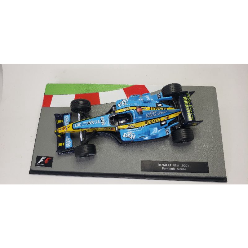 Miniatura Renault R25 - 2005 Fernando Alonso | Shopee Brasil