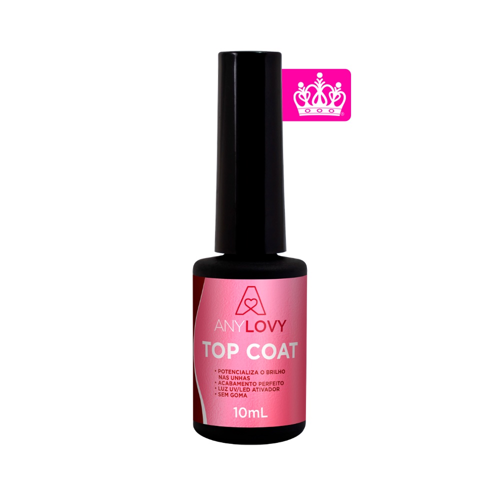 Top Coat 10ml Alto Brilho Sem Goma - AnyLovy | Shopee Brasil