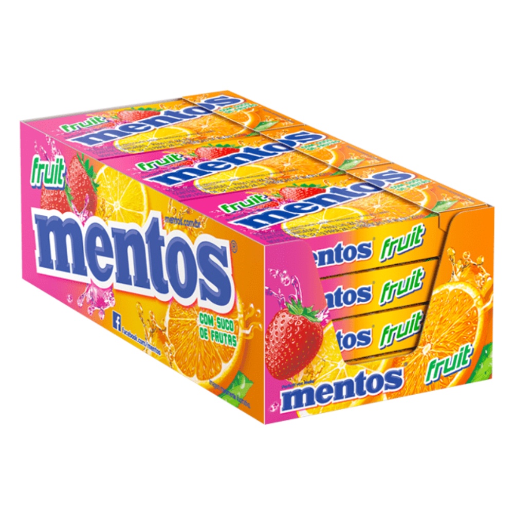 Mentos Slim Perfetti C/12 Ice Grape Fruit | Shopee Brasil