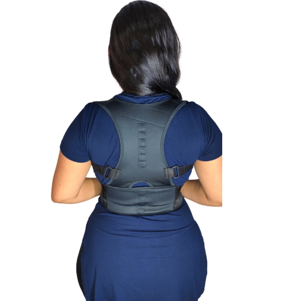 Órtese Corretor Postural Colete Magnético Lombalgia Unissex | Shopee Brasil