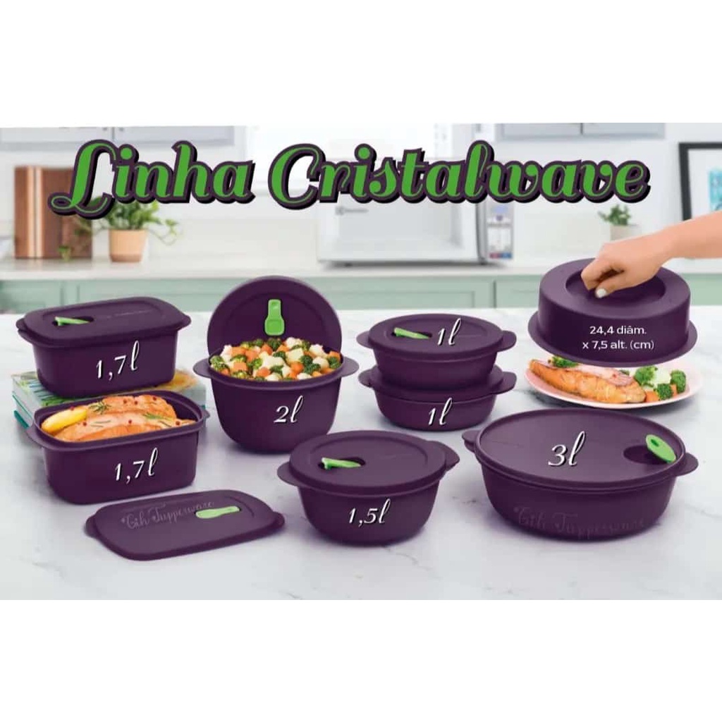 BEA PDA Microondas Cristalwave Tupperware | Shopee Brasil
