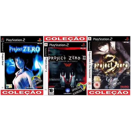 Projeto Zero Ps2 Coleção (3 Dvds) Patch Português ( Terro | Shopee Brasil