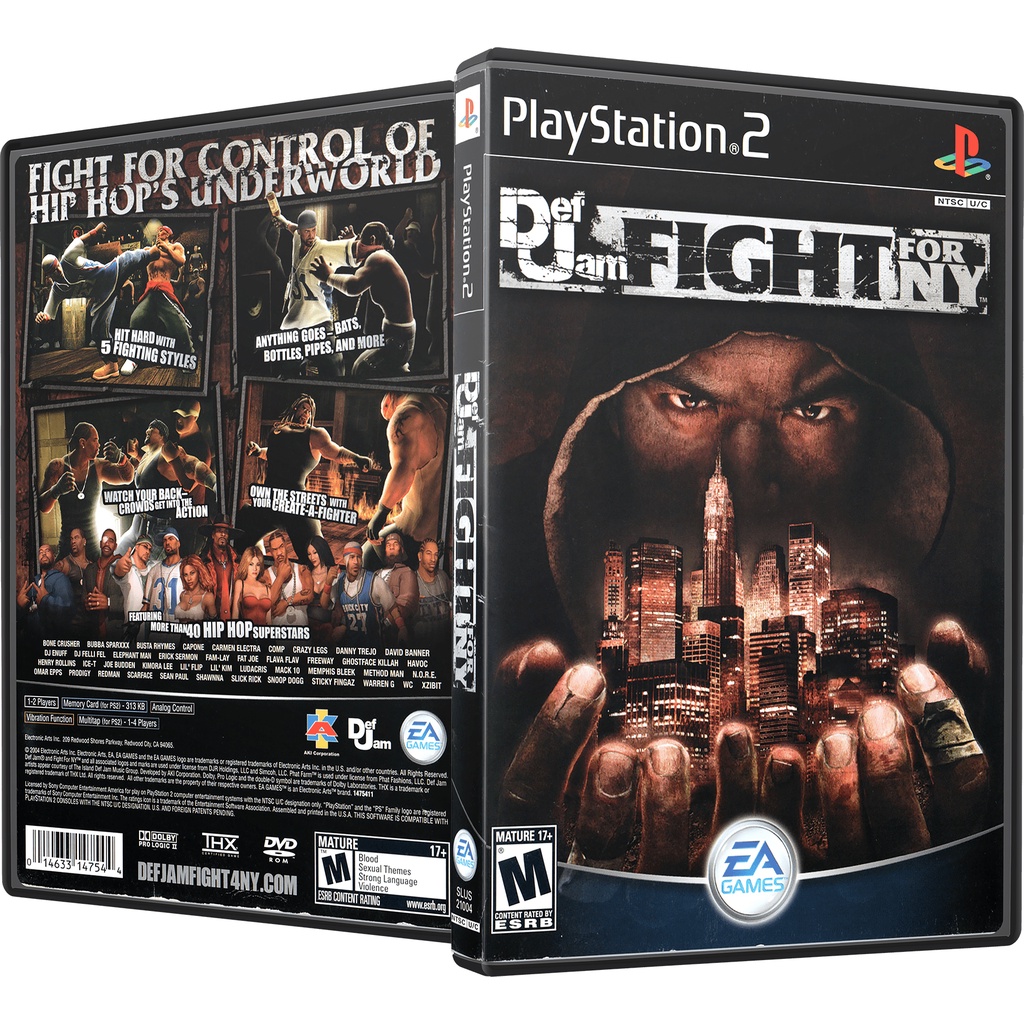 Def Jam - Fight for NY (USA) para ps2 | Shopee Brasil