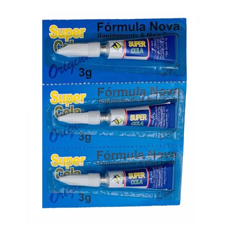 Super Bond Cola Instantânea Original 3g De Uso Geral Cola em 10 ...