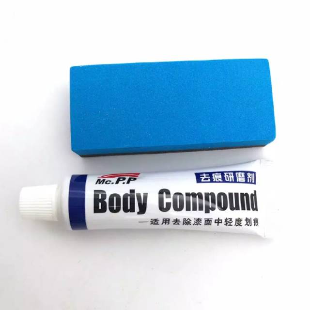 Conjunto Compoons cumpound De Pasta Para Arranhões Reparo De Riscos De Carro Com Tampa | Shopee ...