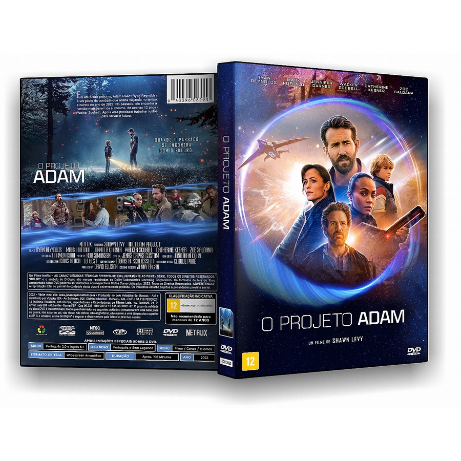 Dvd O Projeto Adam (2022) | Shopee Brasil