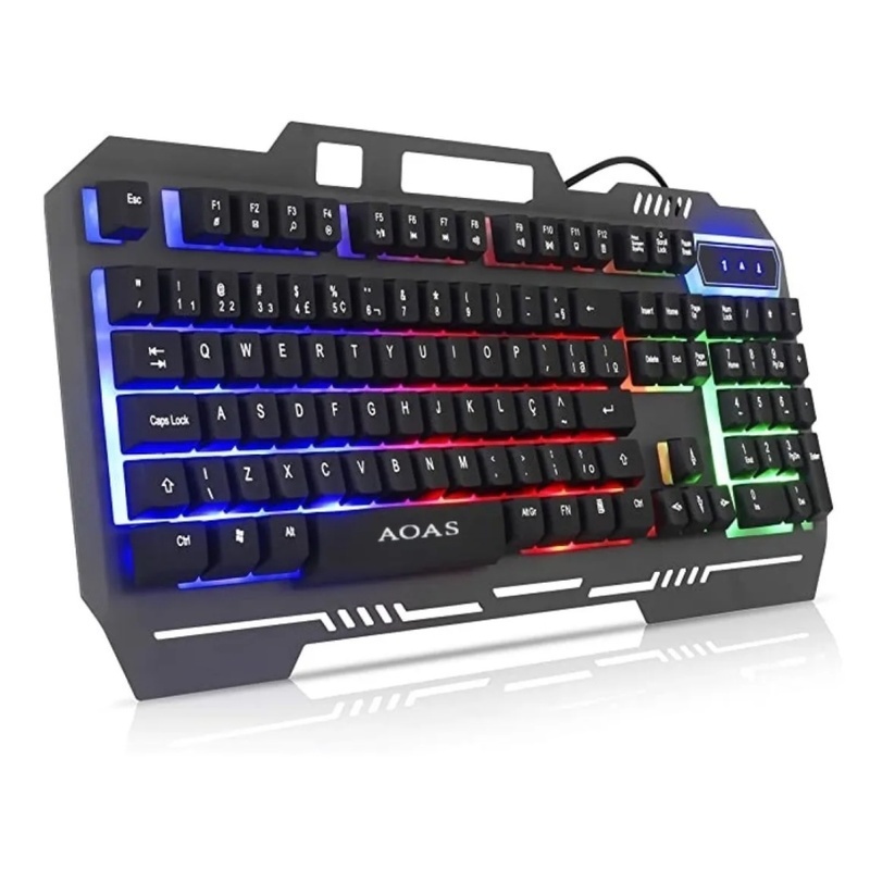 Teclado Gamer Semi Mecanico Bx Tech Bx1979 Com Fio Teclado | Shopee Brasil