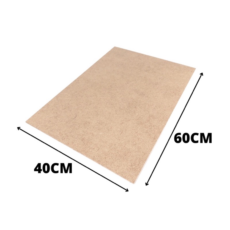 Placa Chapa MDF 60x40 cm MDF Cru de 3mm para Artesanato | Shopee Brasil