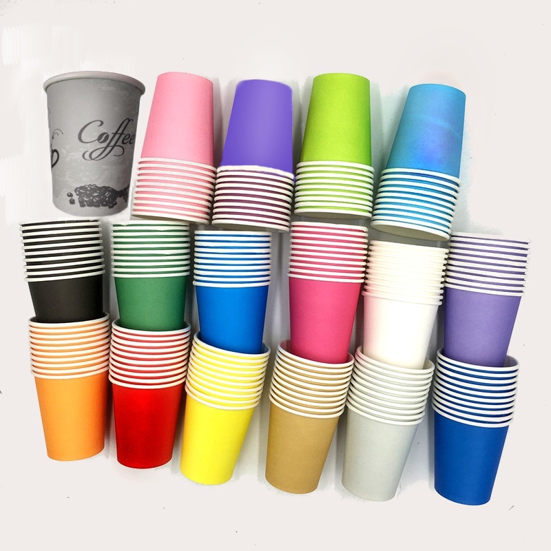 40 Copos De Papel Coloridos Festa Aniversario Descartável | Shopee Brasil