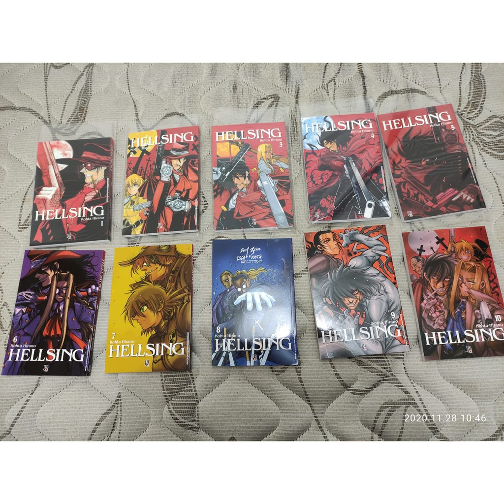 COLEÇÃO MANGÁ HELLSING 1-10 [COMPLETO] | Shopee Brasil