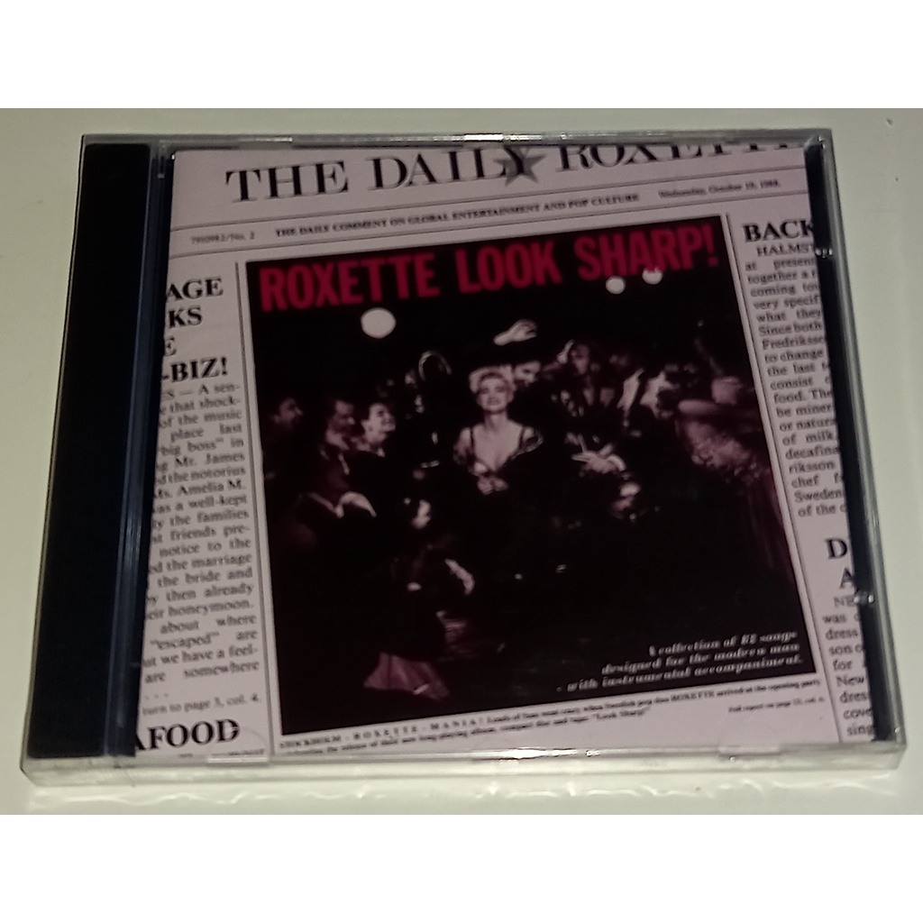 Cd Roxette: Look Sharp! Roxette (lacrado) | Shopee Brasil