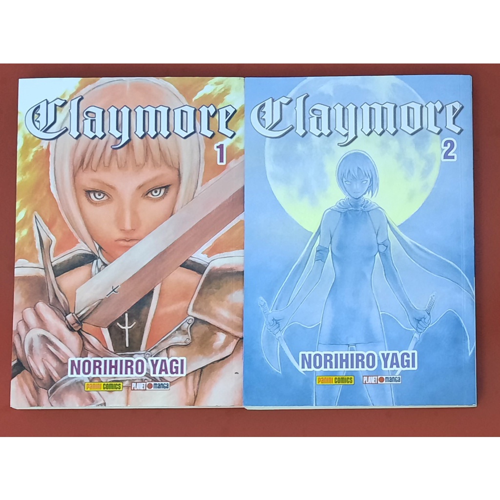 KIT MANGÁ CLAYMORE VOLUMES 1 E 2. AUTOR: NORIHIRO YAGI | Shopee Brasil