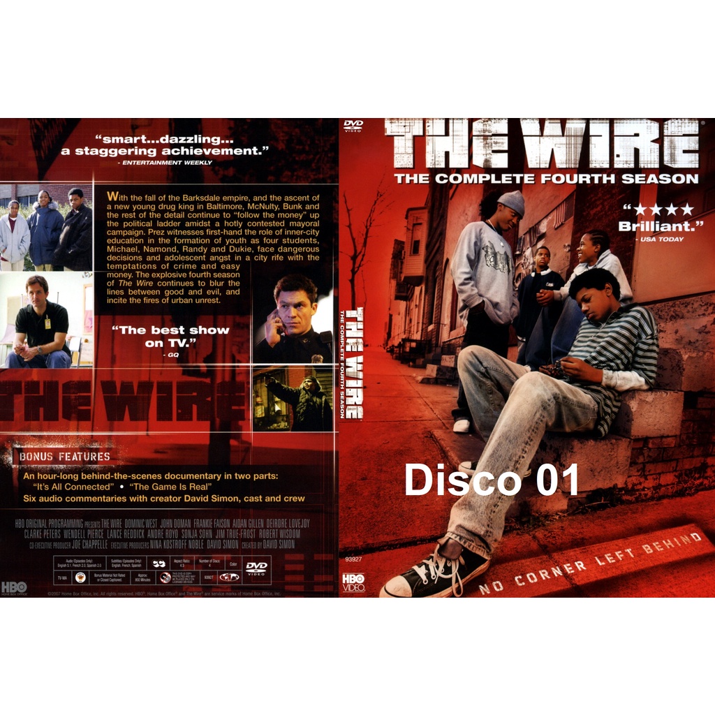Dvd The Wire - As 5 Temporadas Completas - Legendado ou Dublado - 12 ...