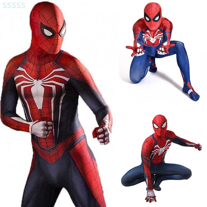 Spiderman Traje Cosplay Impressão 3D Crianças Adultas Spidey Zentai ...