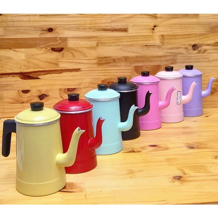 Bule Alumínio Colorido retrô 1700ml | Shopee Brasil