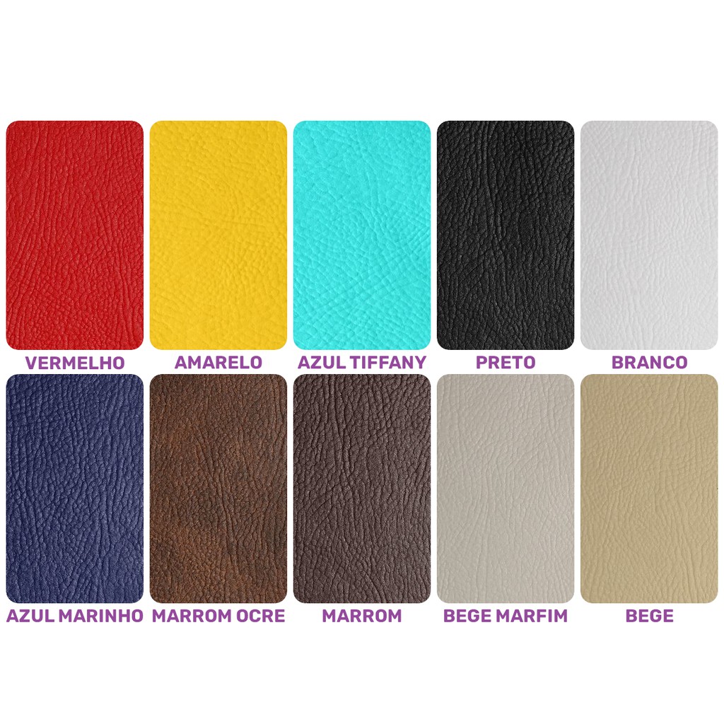 Tecido Corano Couro Sintético 1m X 1,4m Diversas Cores | Shopee Brasil