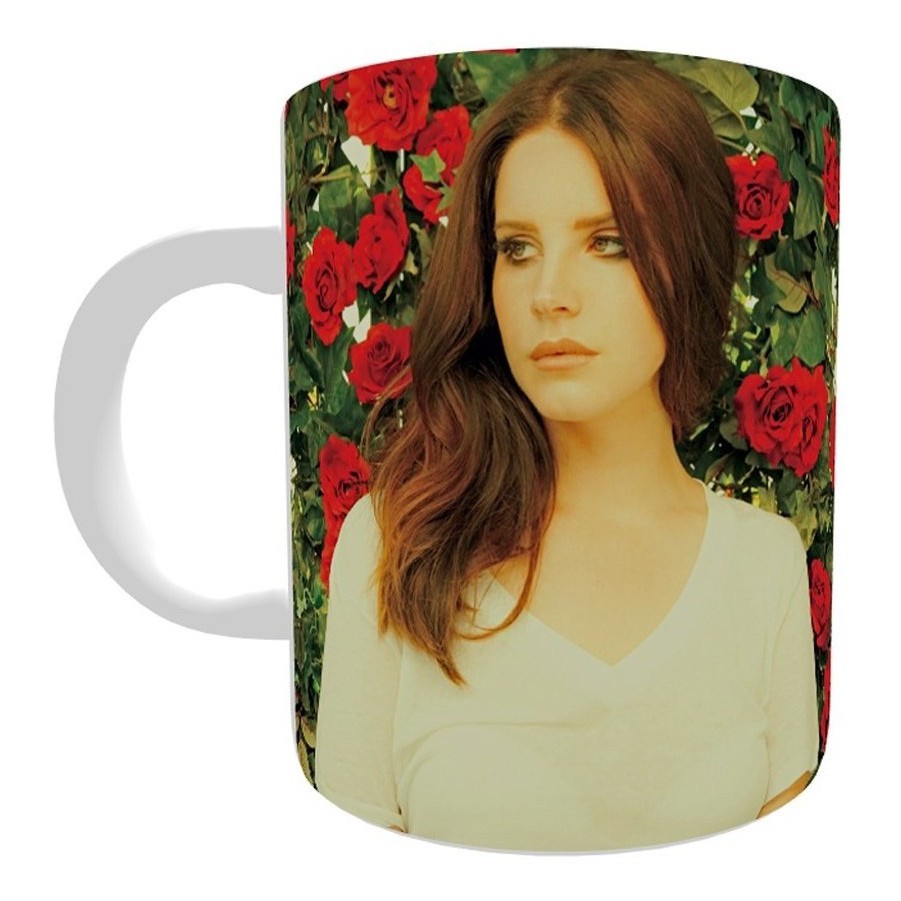 Caneca Lana Del Rey - Roses | Shopee Brasil