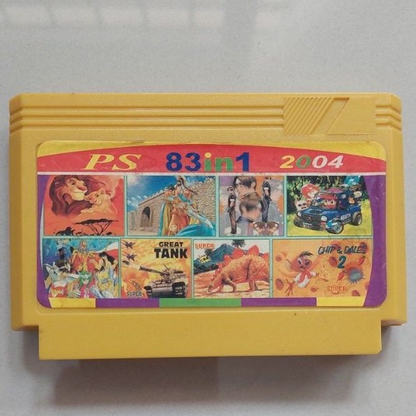 Fita Cartucho 83 em1 Polystation Nintendinho Nes 8 Bits 60 Pinos. 83 IN 1. | Shopee Brasil