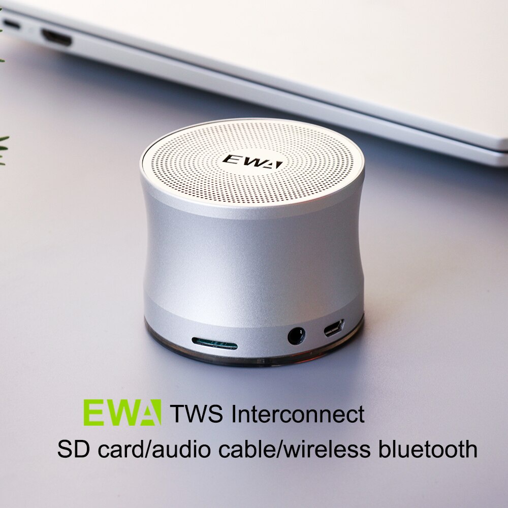 A109 TWS Alto-Falante Bluetooth De Metal Portátil Com AUX-IN Micro SD Microfone Sem As Mãos Para ...